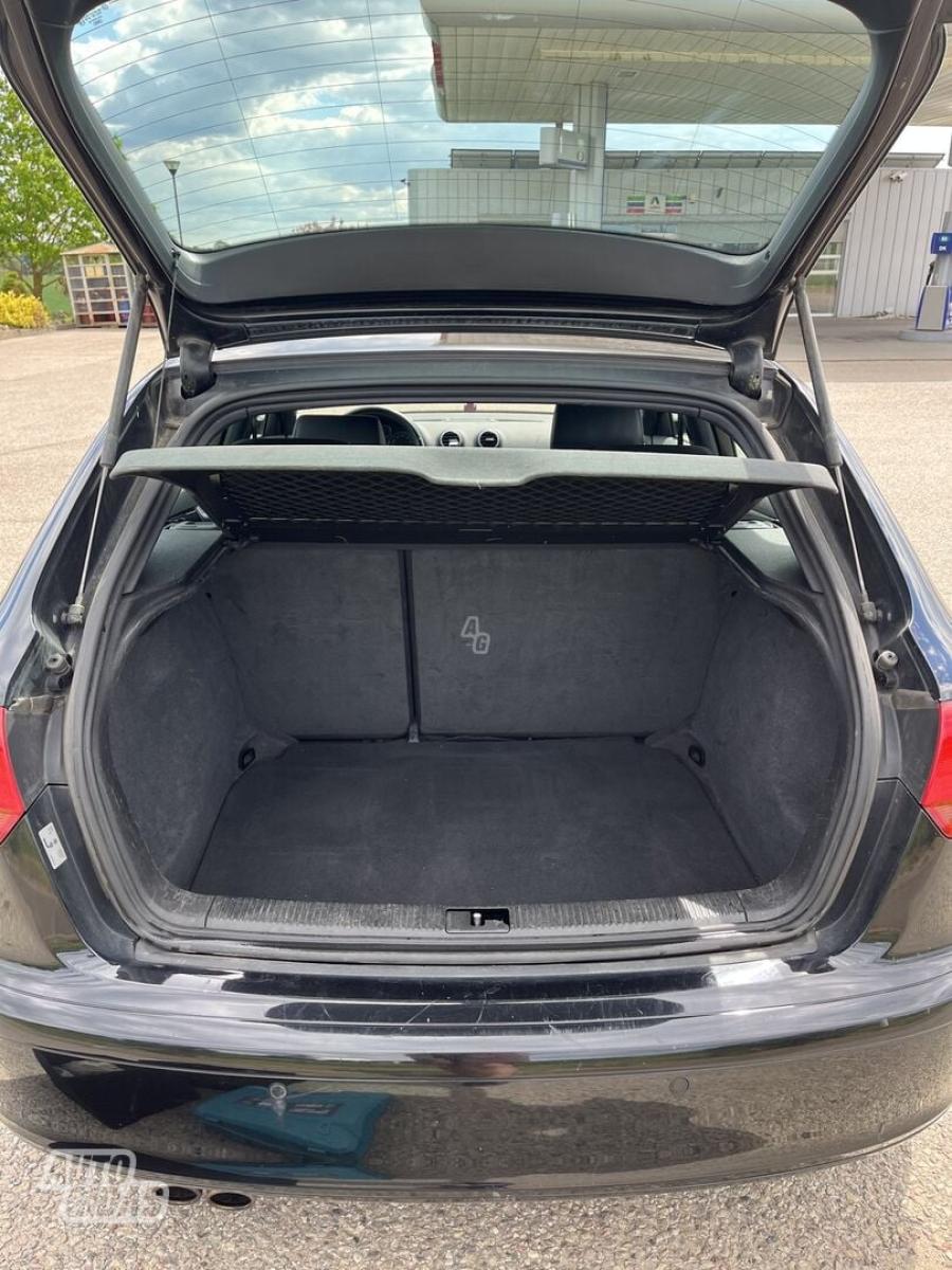 Black Audi A3 2007 in Prienai, with an engine capacity of 2.00 L and mileage of 300 thousand km for 3800 €, photo 8 on AUTOMOTO.COM.LV
