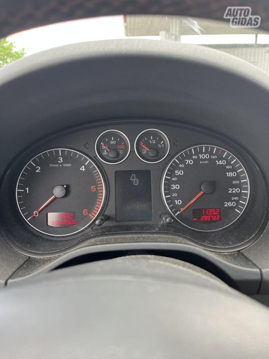 Black Audi A3 2007 in Prienai, with an engine capacity of 2.00 L and mileage of 300 thousand km for 3800 €, photo 13 on AUTOMOTO.COM.LV