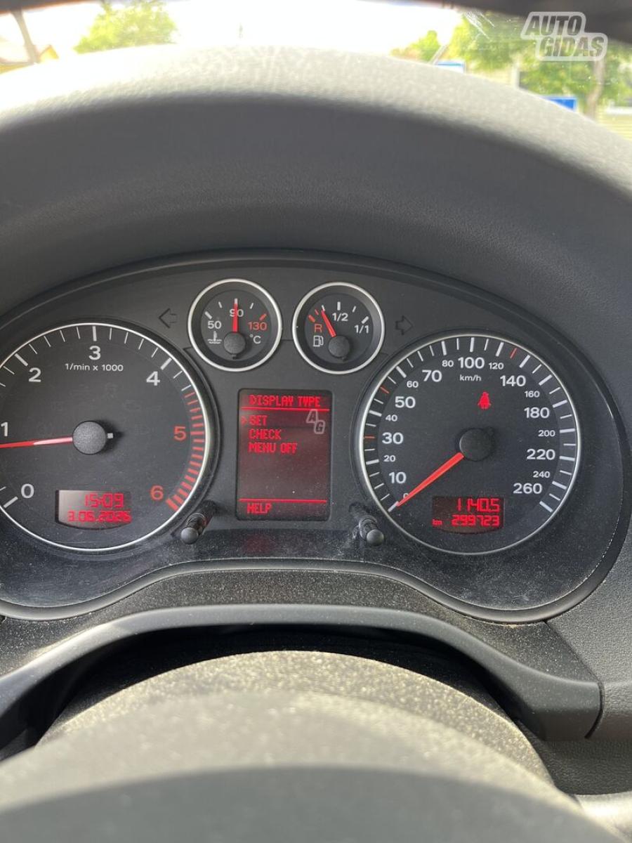 Black Audi A3 2007 in Prienai, with an engine capacity of 2.00 L and mileage of 300 thousand km for 3800 €, photo 18 on AUTOMOTO.COM.LV