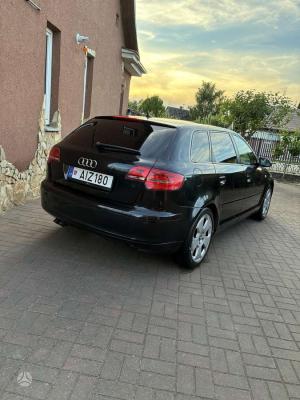 Black Audi A3 2007 in Siauliai, with an engine capacity of 1.93 L and mileage of 362 thousand km for 2400 €, photo  on AUTOMOTO.COM.LV