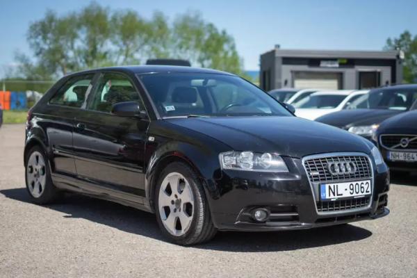 Black Audi A3 2007 in Liepaja, with an engine capacity of 2.00 L and mileage of 267 thousand km for 3700 €, photo 5 on AUTOMOTO.COM.LV