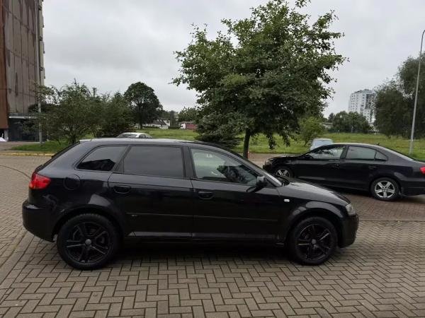 Black Audi A3 2007 in Riga, with an engine capacity of 1.90 L and mileage of 360 thousand km for 2490 €, photo 2 on AUTOMOTO.COM.LV