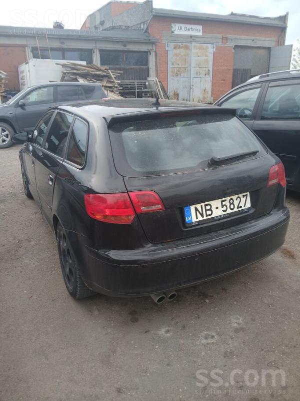 Melns Audi A3 2007 Liepāja, ar dzinēja tilpumu 2.00 L un nobraukumu 415 tūkst. km par 2100 €, foto 1 vietnē AUTOMOTO.COM.LV