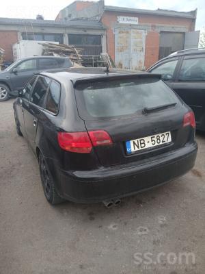Melns Audi A3 2007 Liepāja, ar dzinēja tilpumu 2.00 L un nobraukumu 415 tūkst. km par 2100 €, foto  vietnē AUTOMOTO.COM.LV