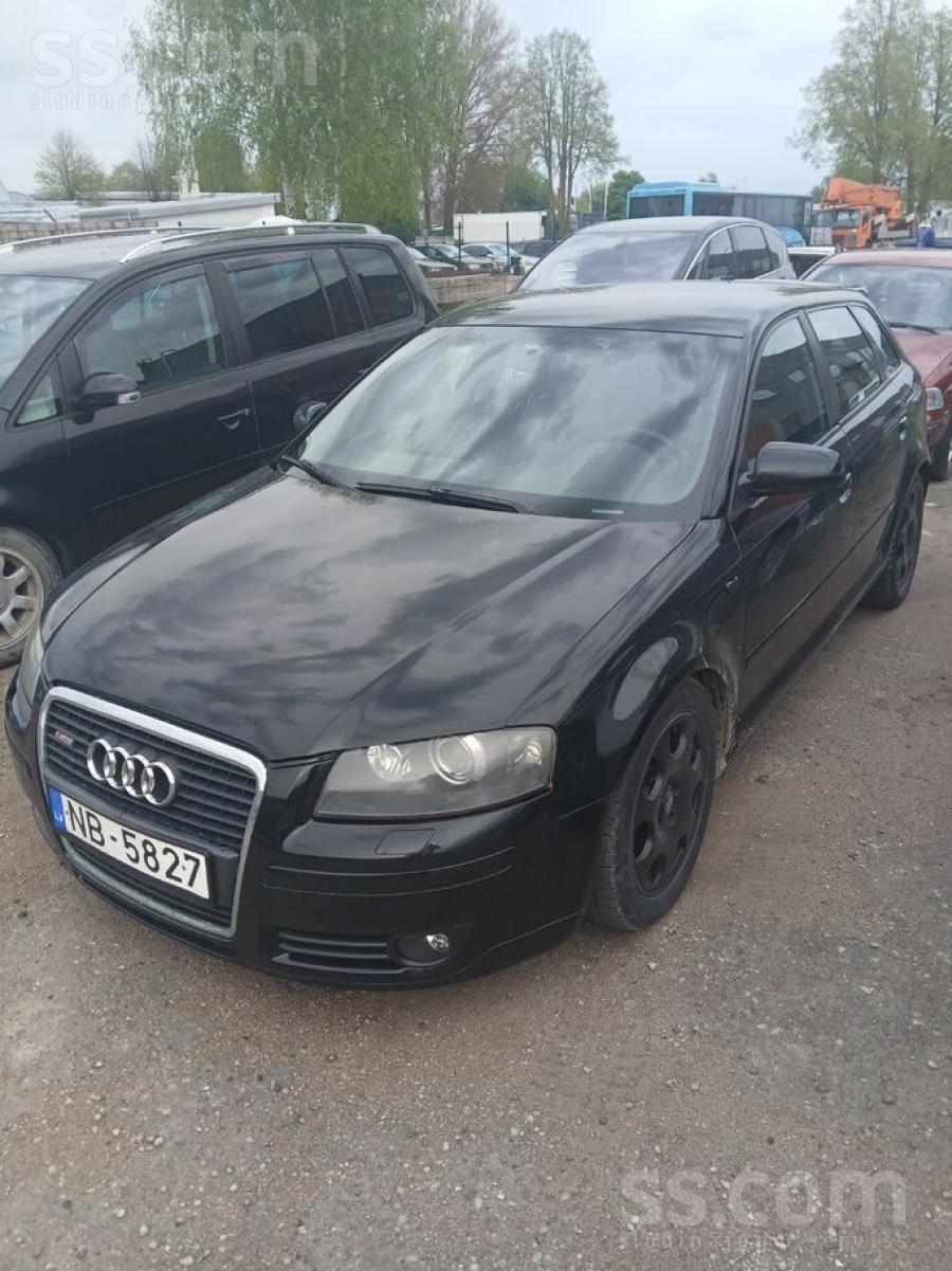 Melns Audi A3 2007 Liepāja, ar dzinēja tilpumu 2.00 L un nobraukumu 415 tūkst. km par 2100 €, foto 3 vietnē AUTOMOTO.COM.LV