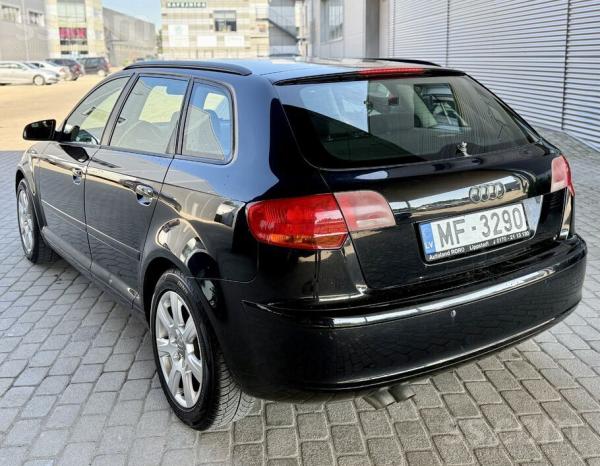 Black Audi A3 2007 in Riga, with an engine capacity of 2.00 L and mileage of 478 thousand km for 2390 €, photo 5 on AUTOMOTO.COM.LV