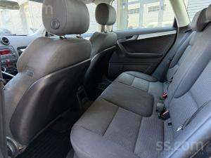 Black Audi A3 2007 in Riga, with an engine capacity of 2.00 L and mileage of 478 thousand km for 2390 €, photo 12 on AUTOMOTO.COM.LV