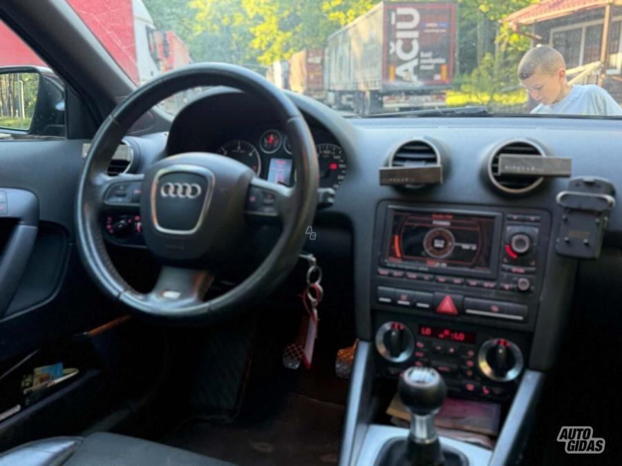 Melns Audi A3 2007 Kauņa, ar dzinēja tilpumu 2.00 L un nobraukumu 290 tūkst. km par 1950 €, foto 18 vietnē AUTOMOTO.COM.LV