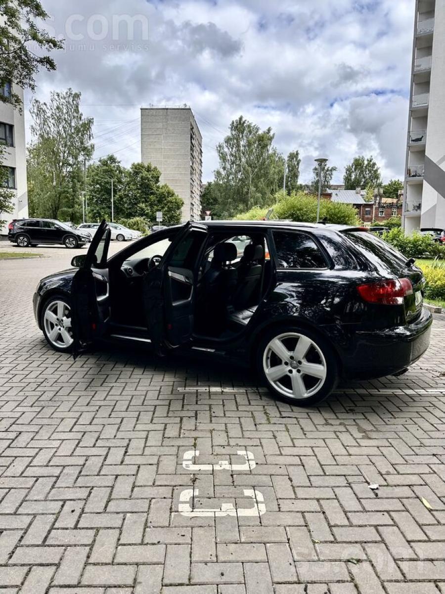 Black Audi A3 2007 in Riga, with an engine capacity of 2.00 L and mileage of 326 thousand km for 3600 €, photo 13 on AUTOMOTO.COM.LV