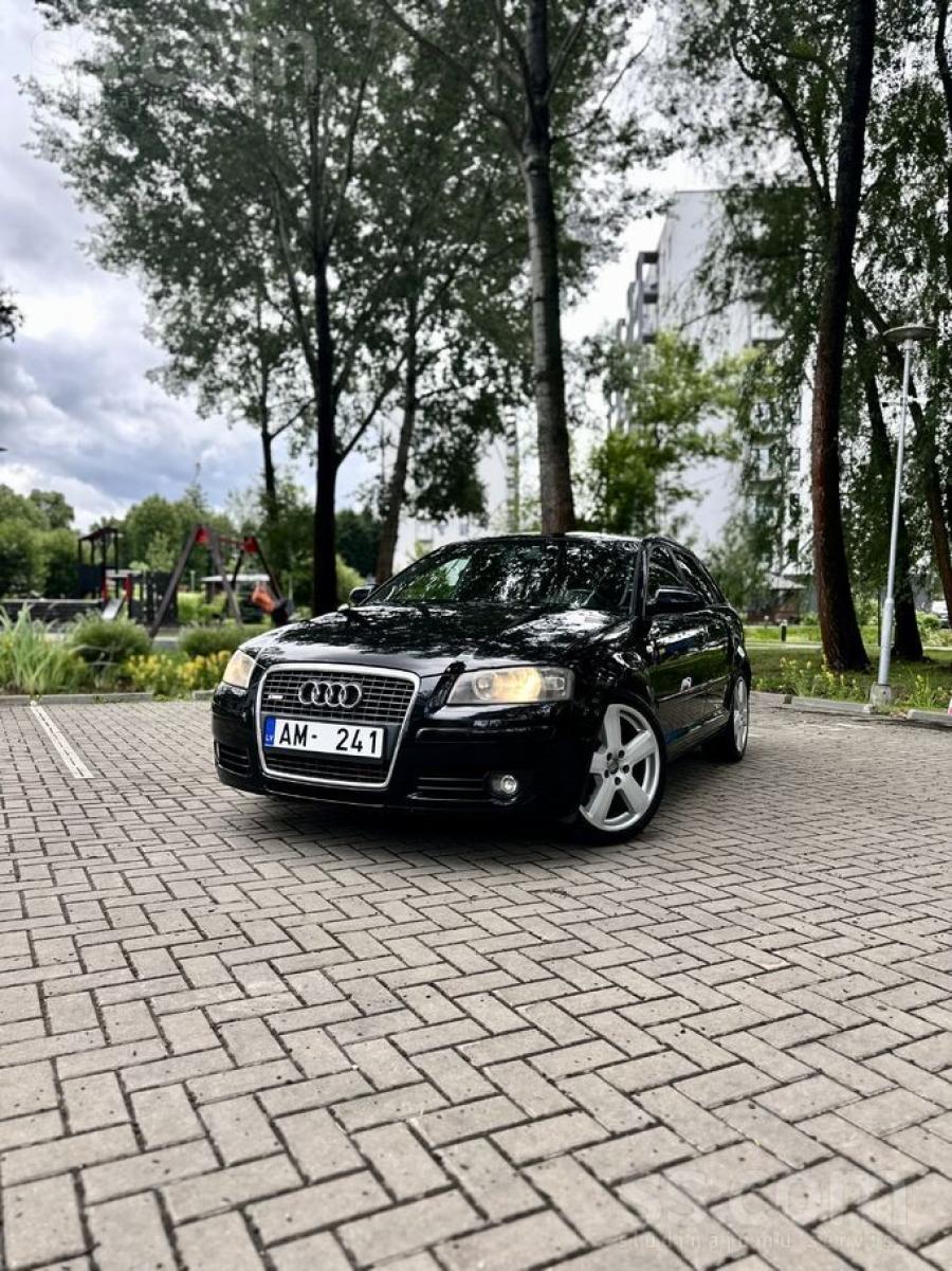 Black Audi A3 2007 in Riga, with an engine capacity of 2.00 L and mileage of 326 thousand km for 3600 €, photo 15 on AUTOMOTO.COM.LV