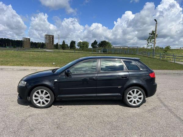 Black Audi A3 2007 in Moletai, with an engine capacity of 1.80 L and mileage of 251 thousand km for 3900 €, photo 3 on AUTOMOTO.COM.LV