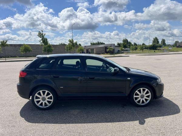 Black Audi A3 2007 in Moletai, with an engine capacity of 1.80 L and mileage of 251 thousand km for 3900 €, photo 6 on AUTOMOTO.COM.LV