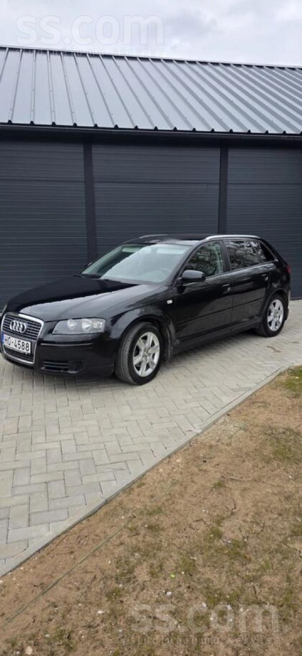 Melns Audi A3 2007 Jēkabpils, ar dzinēja tilpumu 1.90 L un nobraukumu 473 tūkst. km par 2600 €, foto 2 vietnē AUTOMOTO.COM.LV