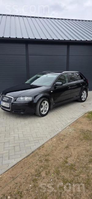 Black Audi A3 2007 in Jekabpils, with an engine capacity of 1.90 L and mileage of 473 thousand km for 2600 €, photo 3 on AUTOMOTO.COM.LV