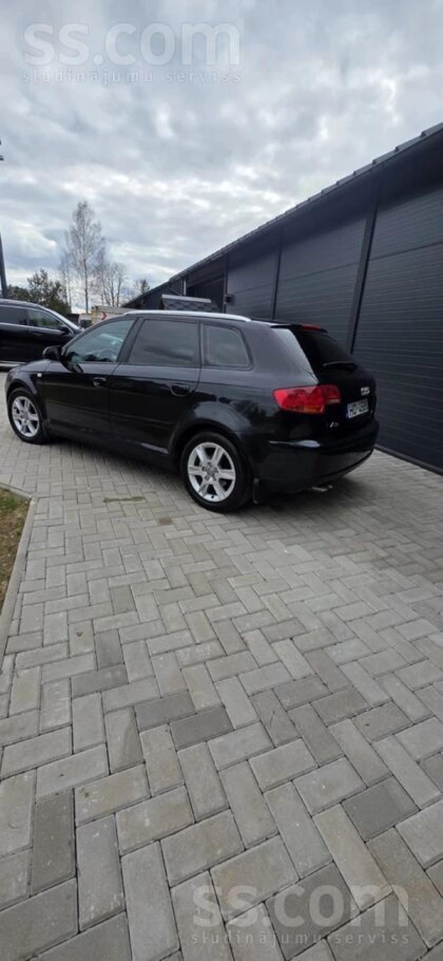 Black Audi A3 2007 in Jekabpils, with an engine capacity of 1.90 L and mileage of 473 thousand km for 2600 €, photo 7 on AUTOMOTO.COM.LV