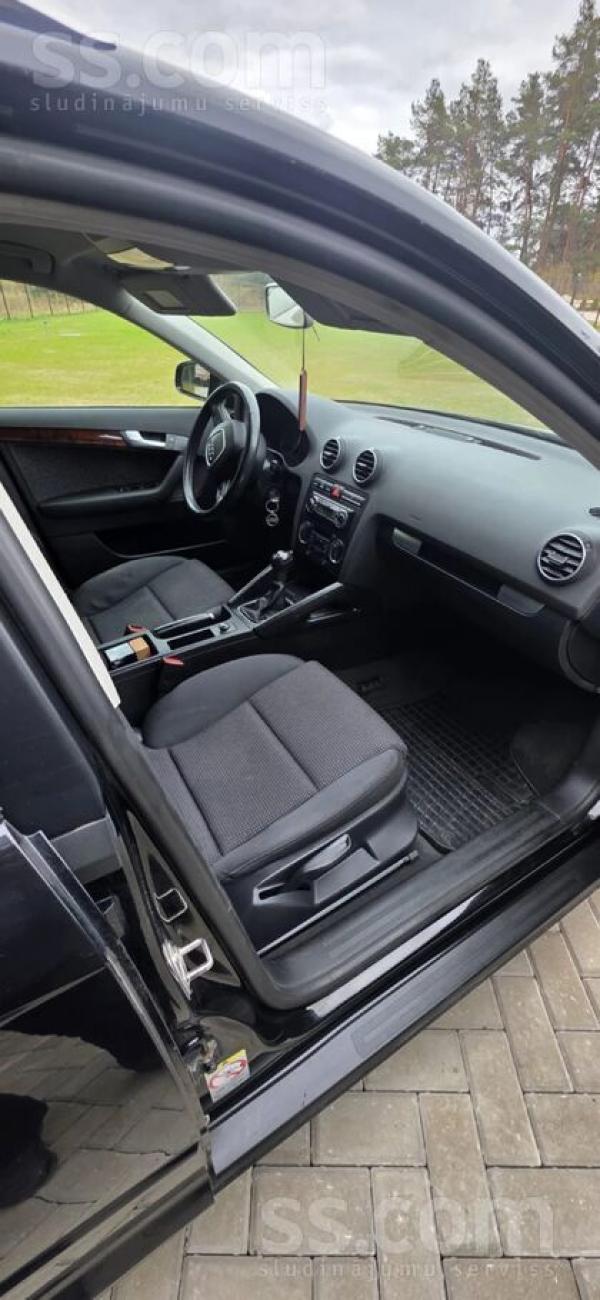 Melns Audi A3 2007 Jēkabpils, ar dzinēja tilpumu 1.90 L un nobraukumu 473 tūkst. km par 2600 €, foto 9 vietnē AUTOMOTO.COM.LV