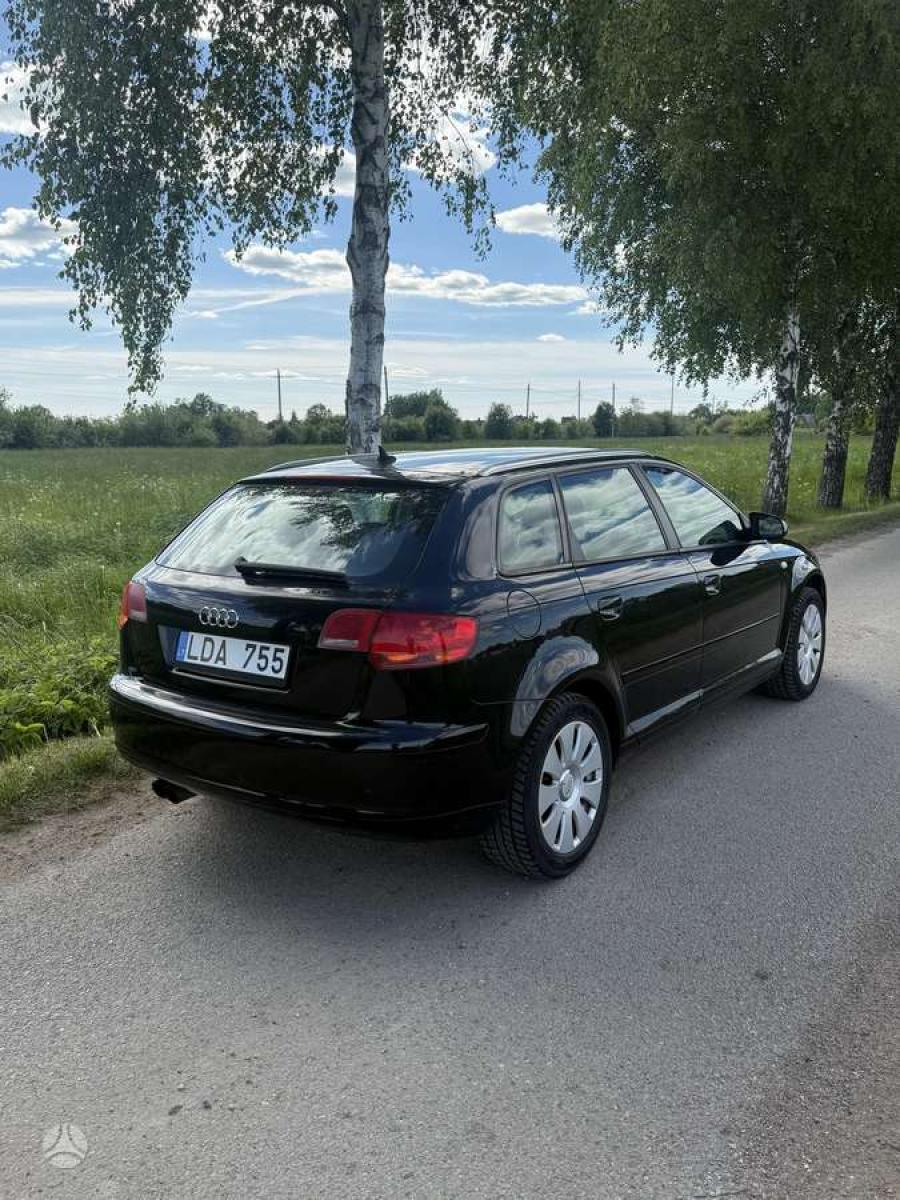Melns Audi A3 2007 Raseiniai, ar dzinēja tilpumu 1.80 L un nobraukumu 280 tūkst. km par 3100 €, foto 1 vietnē AUTOMOTO.COM.LV