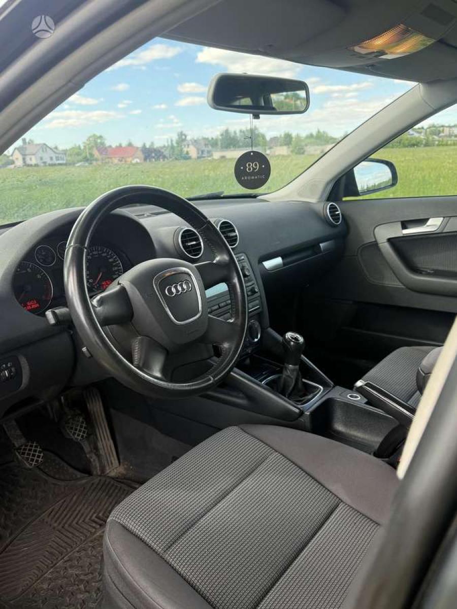 Melns Audi A3 2007 Raseiniai, ar dzinēja tilpumu 1.80 L un nobraukumu 280 tūkst. km par 3100 €, foto 6 vietnē AUTOMOTO.COM.LV