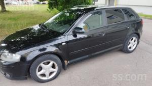 Черный Ауди А3 2007 в Лиепая, объемом двигателя 1.90 л и пробегом 416 тыс. км за 2600 €, фото  на AUTOMOTO.COM.LV