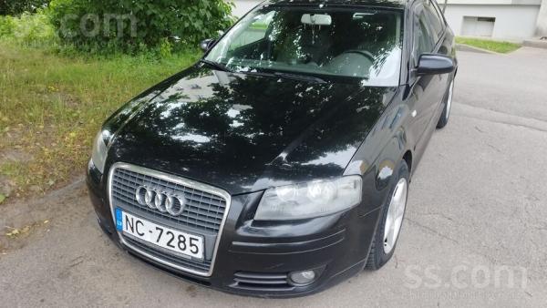 Melns Audi A3 2007 Liepāja, ar dzinēja tilpumu 1.90 L un nobraukumu 416 tūkst. km par 2600 €, foto 3 vietnē AUTOMOTO.COM.LV