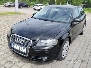 Black Audi A3 2007 in Tartu, with an engine capacity of 1.90 L and mileage of 300 thousand km for 3499 €, photo  on AUTOMOTO.COM.LV