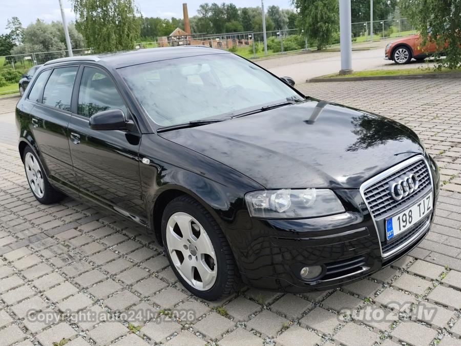 Black Audi A3 2007 in Tartu, with an engine capacity of 1.90 L and mileage of 300 thousand km for 3499 €, photo 3 on AUTOMOTO.COM.LV