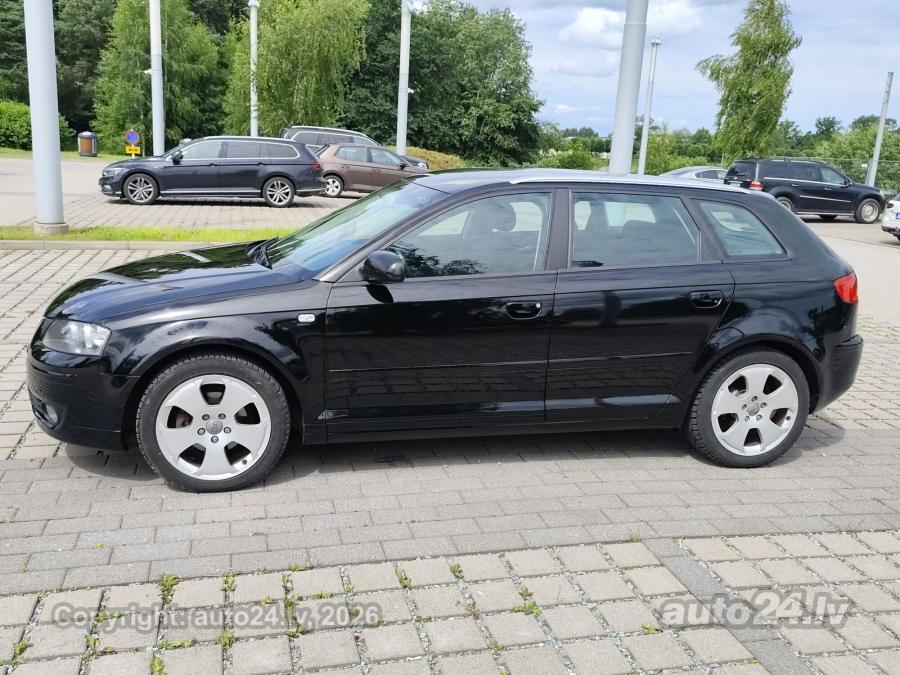 Black Audi A3 2007 in Tartu, with an engine capacity of 1.90 L and mileage of 300 thousand km for 3499 €, photo 9 on AUTOMOTO.COM.LV