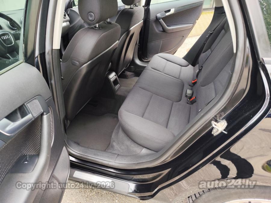 Black Audi A3 2007 in Tartu, with an engine capacity of 1.90 L and mileage of 300 thousand km for 3499 €, photo 15 on AUTOMOTO.COM.LV