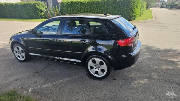 Black Audi A3 2007 in Kazlu Ruda, with an engine capacity of 2.00 L and mileage of 300 thousand km for 3999 €, photo 3 on AUTOMOTO.COM.LV