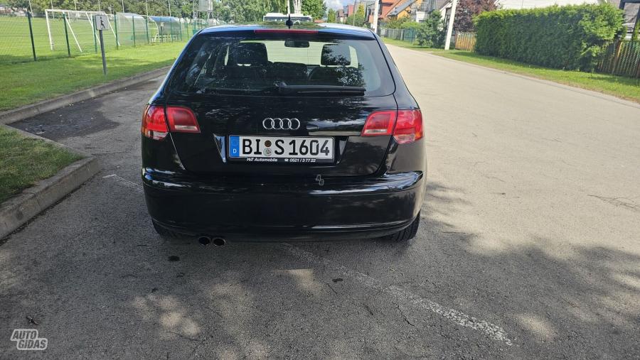 Melns Audi A3 2007 Kazlų Rūda, ar dzinēja tilpumu 2.00 L un nobraukumu 300 tūkst. km par 3999 €, foto 5 vietnē AUTOMOTO.COM.LV