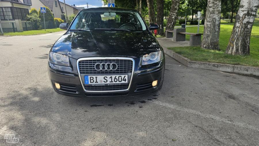 Melns Audi A3 2007 Kazlų Rūda, ar dzinēja tilpumu 2.00 L un nobraukumu 300 tūkst. km par 3999 €, foto 7 vietnē AUTOMOTO.COM.LV