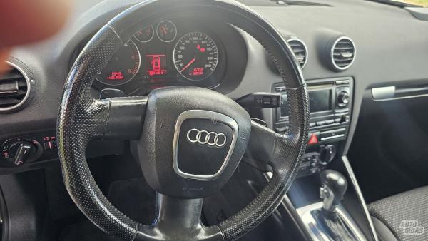 Black Audi A3 2007 in Kazlu Ruda, with an engine capacity of 2.00 L and mileage of 300 thousand km for 3999 €, photo 9 on AUTOMOTO.COM.LV