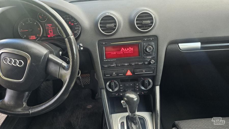 Melns Audi A3 2007 Kazlų Rūda, ar dzinēja tilpumu 2.00 L un nobraukumu 300 tūkst. km par 3999 €, foto 13 vietnē AUTOMOTO.COM.LV