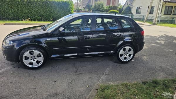 Black Audi A3 2007 in Kazlu Ruda, with an engine capacity of 2.00 L and mileage of 300 thousand km for 3999 €, photo 2 on AUTOMOTO.COM.LV