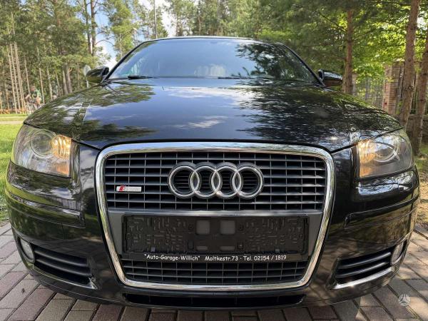Black Audi A3 2007 in Utena, with an engine capacity of 2.00 L and mileage of 237 thousand km for 4250 €, photo 3 on AUTOMOTO.COM.LV