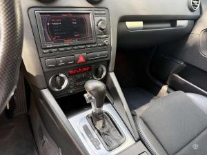 Black Audi A3 2007 in Utena, with an engine capacity of 2.00 L and mileage of 237 thousand km for 4250 €, photo 18 on AUTOMOTO.COM.LV
