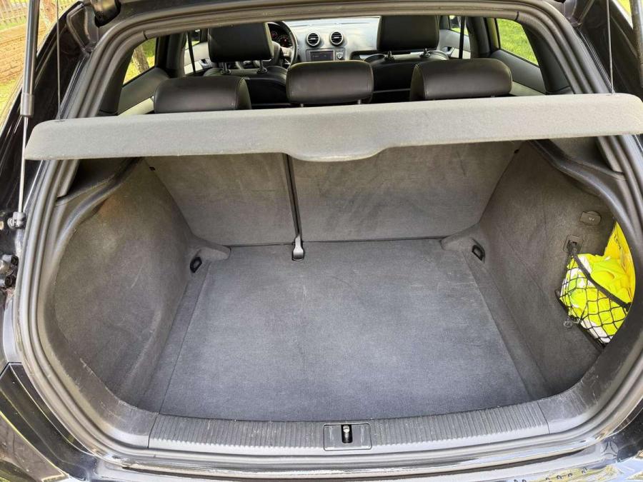 Black Audi A3 2007 in Utena, with an engine capacity of 2.00 L and mileage of 237 thousand km for 4250 €, photo 27 on AUTOMOTO.COM.LV
