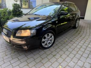 Black Audi A3 2007 in Riga, with an engine capacity of 2.00 L and mileage of 379 thousand km for 1850 €, photo  on AUTOMOTO.COM.LV