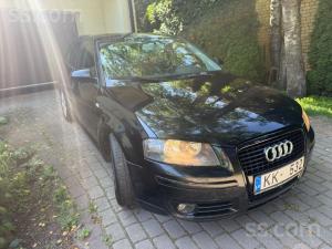 Black Audi A3 2007 in Riga, with an engine capacity of 2.00 L and mileage of 379 thousand km for 1850 €, photo 4 on AUTOMOTO.COM.LV