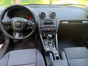 Black Audi A3 2007 in Riga, with an engine capacity of 2.00 L and mileage of 379 thousand km for 1850 €, photo 10 on AUTOMOTO.COM.LV