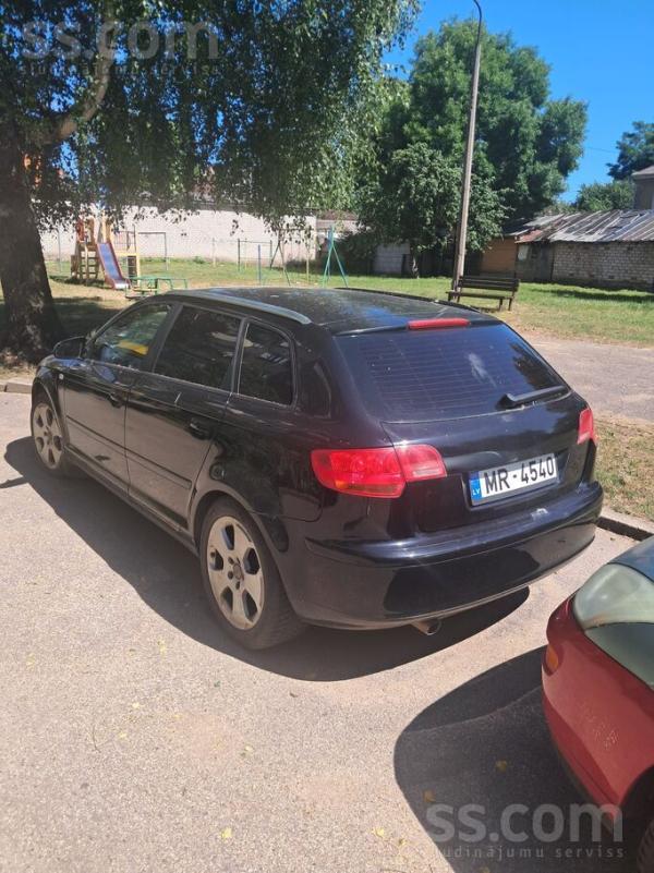 Black Audi A3 2007 in Daugavpils, with an engine capacity of 1.60 L and mileage of 318 thousand km for 2300 €, photo 5 on AUTOMOTO.COM.LV