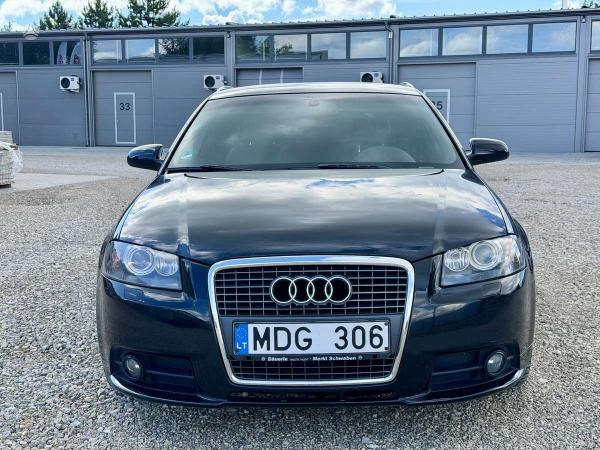Black Audi A3 2007 in Vilnius, with an engine capacity of 1.97 L and mileage of 255 thousand km for 3200 €, photo 2 on AUTOMOTO.COM.LV
