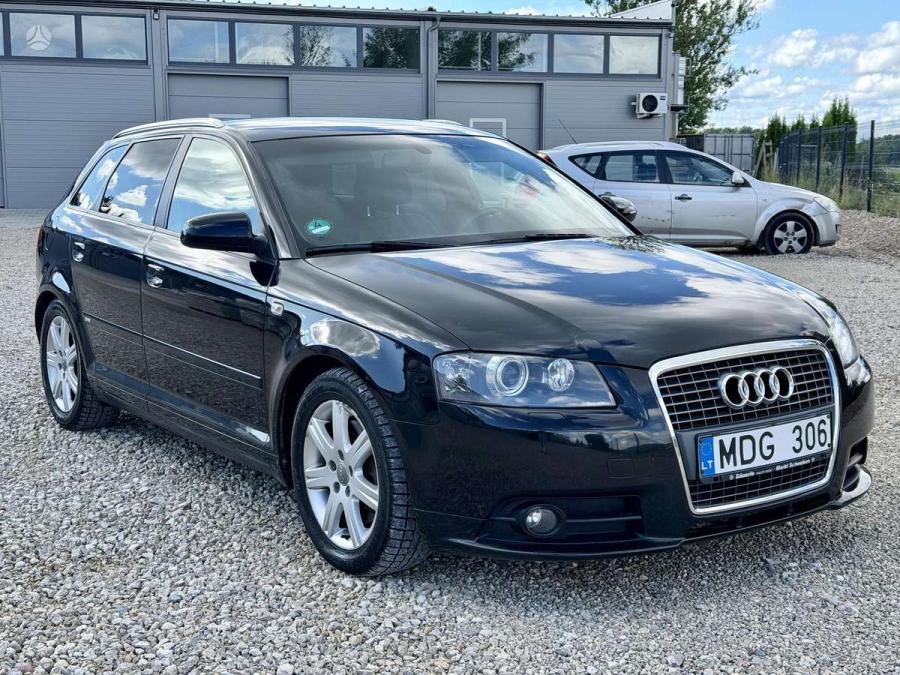 Melns Audi A3 2007 Viļņa, ar dzinēja tilpumu 1.97 L un nobraukumu 255 tūkst. km par 3200 €, foto 4 vietnē AUTOMOTO.COM.LV