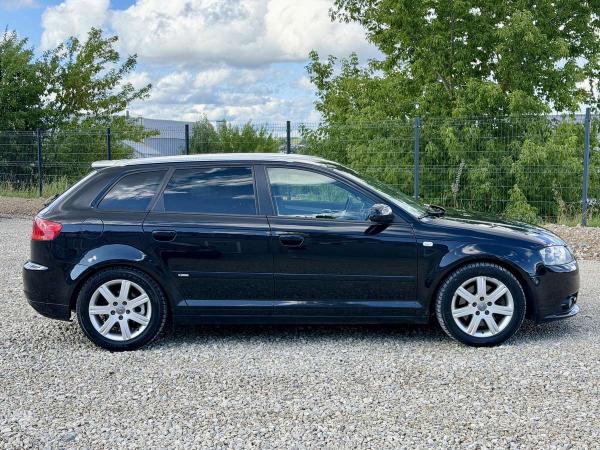 Black Audi A3 2007 in Vilnius, with an engine capacity of 1.97 L and mileage of 255 thousand km for 3200 €, photo 4 on AUTOMOTO.COM.LV