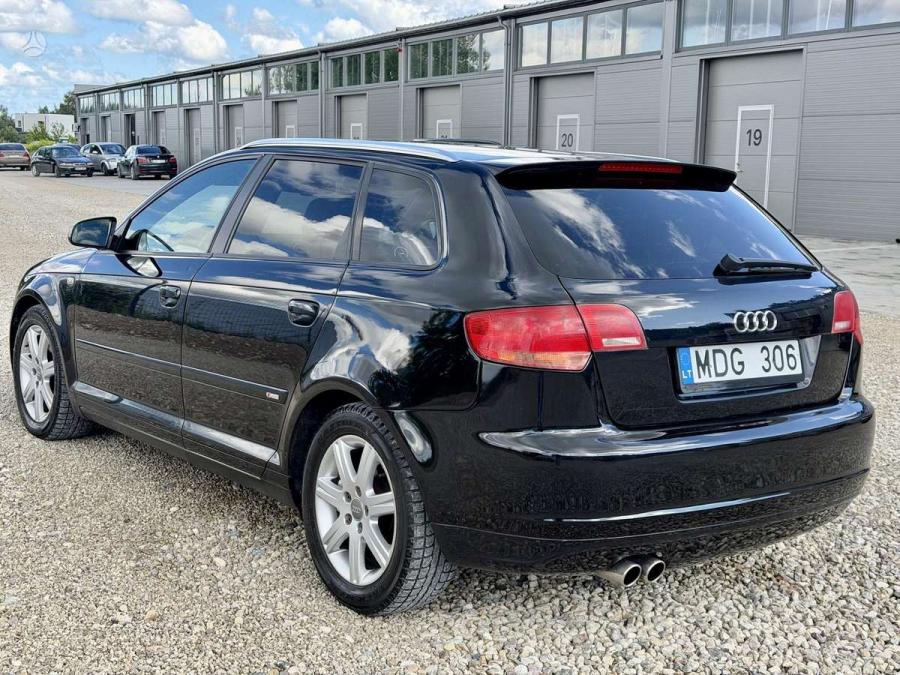 Melns Audi A3 2007 Viļņa, ar dzinēja tilpumu 1.97 L un nobraukumu 255 tūkst. km par 3200 €, foto 8 vietnē AUTOMOTO.COM.LV