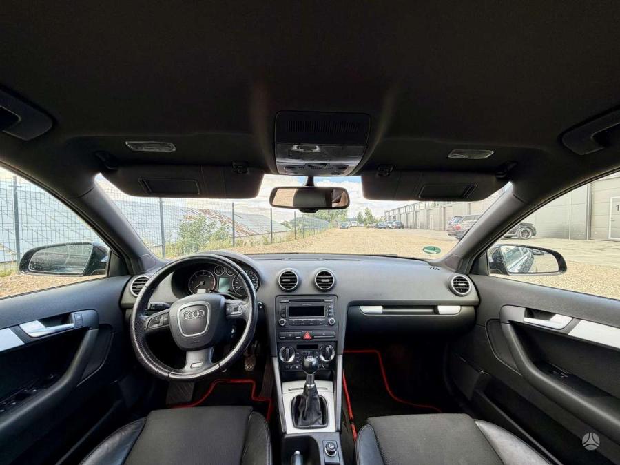 Melns Audi A3 2007 Viļņa, ar dzinēja tilpumu 1.97 L un nobraukumu 255 tūkst. km par 3200 €, foto 10 vietnē AUTOMOTO.COM.LV