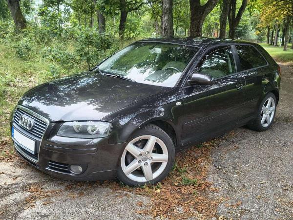 Black Audi A3 2007 in Jurbarkas, with an engine capacity of 1.97 L and mileage of 250 thousand km for 2000 €, photo 1 on AUTOMOTO.COM.LV