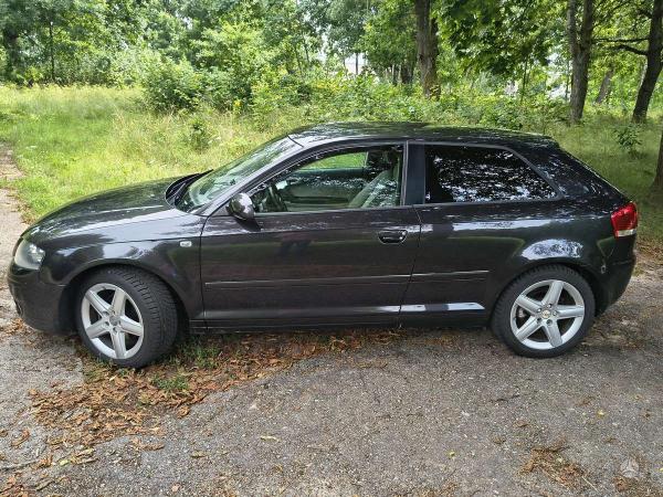 Black Audi A3 2007 in Jurbarkas, with an engine capacity of 1.97 L and mileage of 250 thousand km for 2000 €, photo 2 on AUTOMOTO.COM.LV
