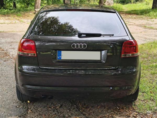 Black Audi A3 2007 in Jurbarkas, with an engine capacity of 1.97 L and mileage of 250 thousand km for 2000 €, photo 4 on AUTOMOTO.COM.LV