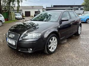 Black Audi A3 2007 in Riga, with an engine capacity of 1.90 L and mileage of 0 thousand km for 2990 €, photo  on AUTOMOTO.COM.LV